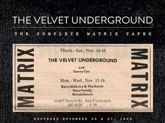 √ Velvet Underground: esce in vinile ‘The Complete Matrix Tapes’ - Rockol