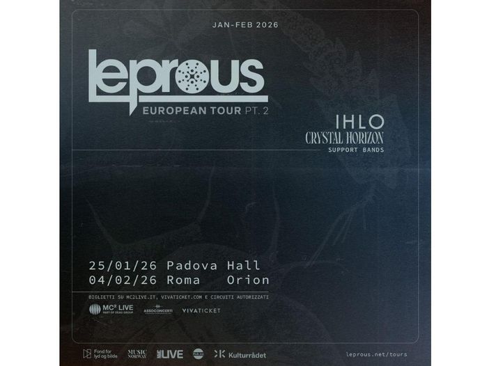 √ I Leprous stanno per tornare in Italia: gli orari dei concerti - Rockol